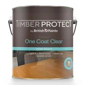 British Paints Timber Protect One Coat Clear Water Based ...