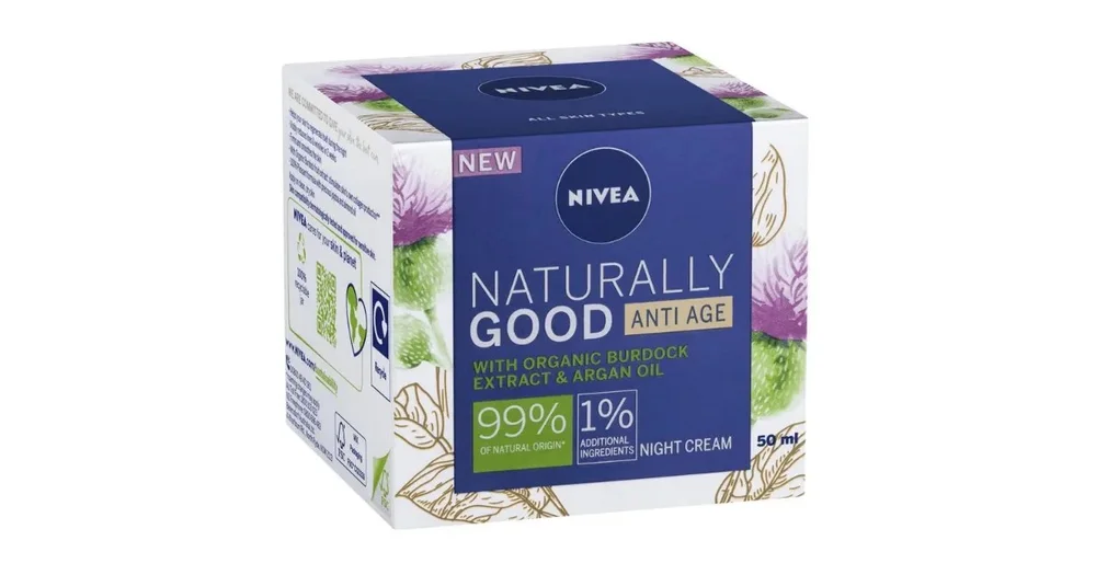 Nivea Naturally Good Anti-Age Night Cream reviews | ProductReview.com.au Nivea Naturally Good Anti-Age Night Cream reviews | ProductReview.com.au