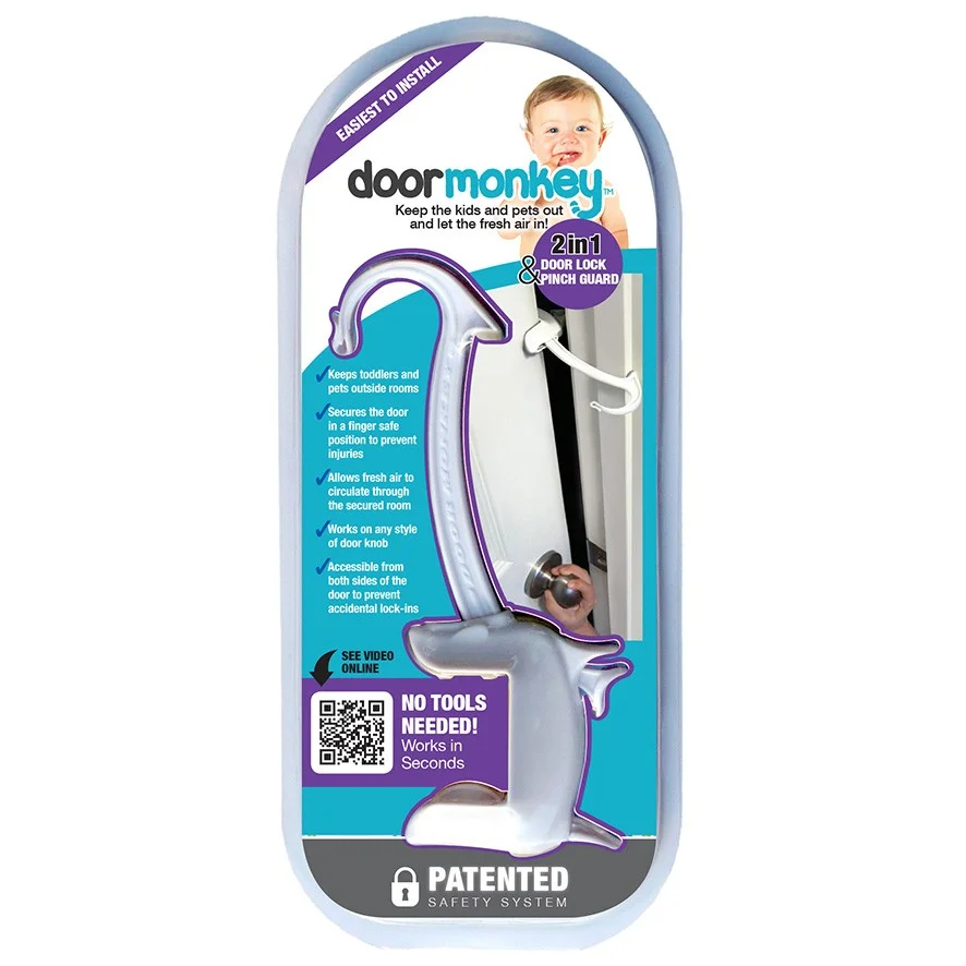 Door Monkey Childproof Door Lock and Pinch Guard reviews ...