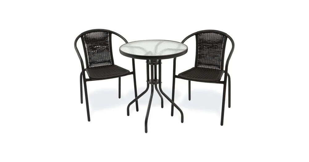 Ballan 2 Seater Steel Cafe Setting reviews | ProductReview.com.au