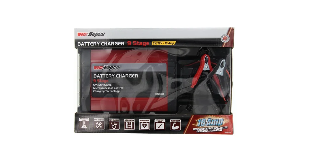 Repco Battery Charger 9 Stage RBC16SS3 reviews | ProductReview.com.au