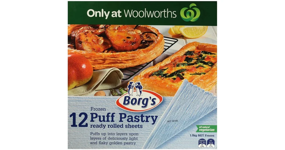Borg's Traditional Puff Pastry reviews | ProductReview.com.au