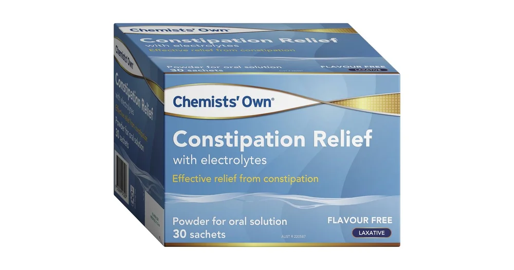Chemists’ Own Constipation Relief with Electrolytes reviews ...