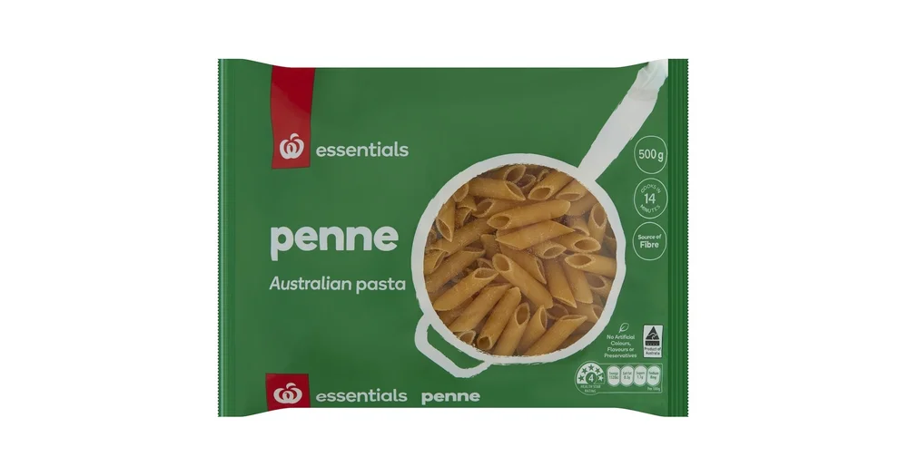 Woolworths Essentials Penne Australian Pasta 500g reviews ...