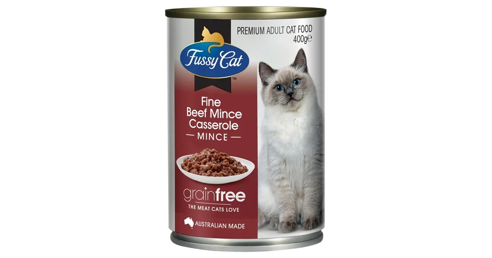Fussy Cat Wet Cat Food Beef Mince Casserole reviews | ProductReview.com.au