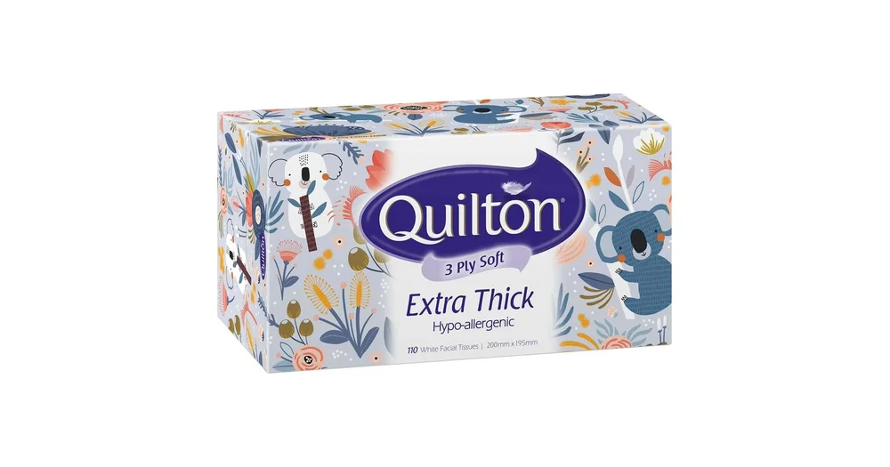 Quilton 3 Ply Soft Extra Thick Hypo-allergenic Facial Tissues reviews ...