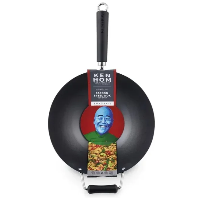 Ken Hom Non-Stick Carbon Steel Wok reviews | ProductReview.com.au