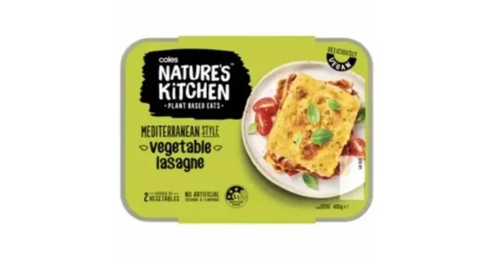 Coles Nature's Kitchen Vegetable Lasagne | ProductReview.com.au