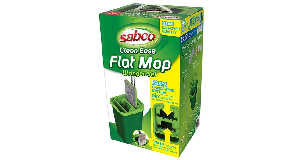 Sabco Clean Ease Flat Mop Wringer Set reviews | ProductReview.com.au