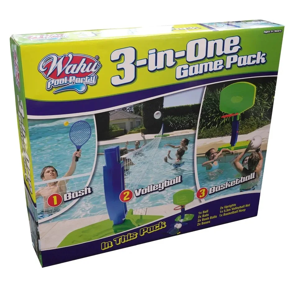 Wahu 3 -in- One Game Pack reviews | ProductReview.com.au