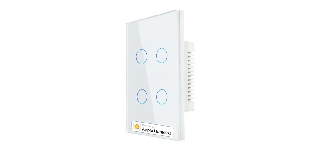 SmartSetup Homekit Wi-Fi 4 Gang Wall Switch reviews | ProductReview.com.au