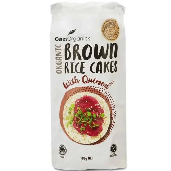 Ceres Organics Brown Rice Cakes with Quinoa reviews | ProductReview.com.au