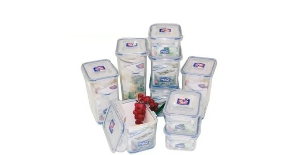 Lock & Lock 9 Piece Rectangular Pantry Pack reviews | ProductReview.com.au