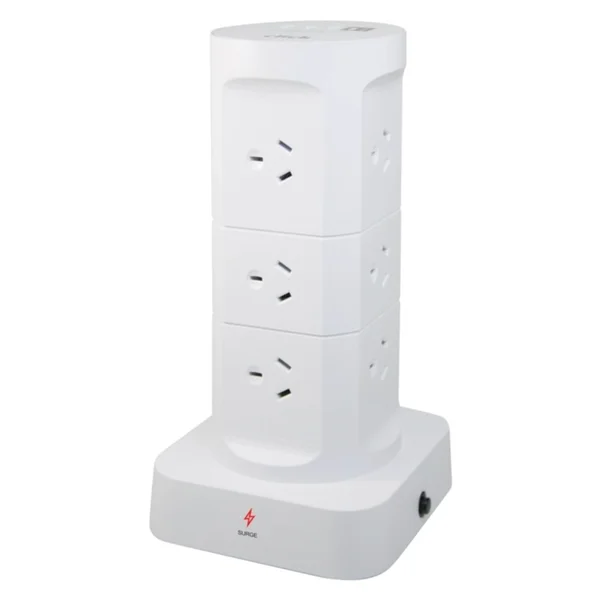 Click 12 Outlet Tower Powerboard MTPB12-4U reviews | ProductReview.com.au