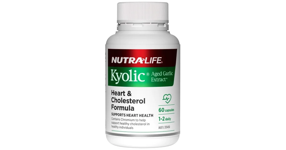 Nutra-Life Kyolic Aged Garlic Extract Heart & Cholesterol Formula ...