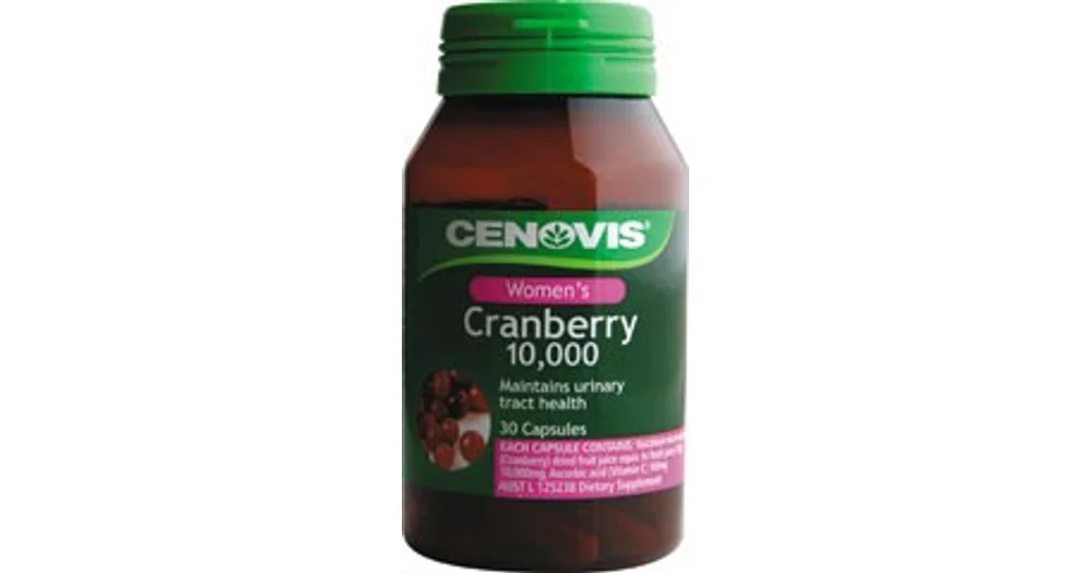 Cenovis Cranberry 10,000 reviews | ProductReview.com.au