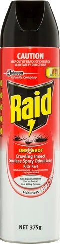 Raid One Shot Crawling Insect Surface Spray Odourless reviews ...