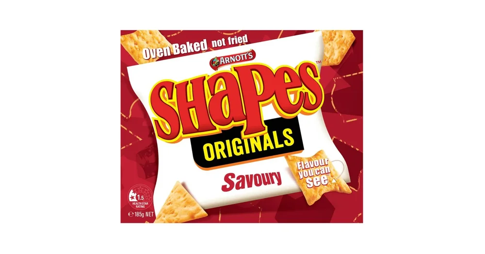 Arnott's Shapes Originals Savoury reviews | ProductReview.com.au