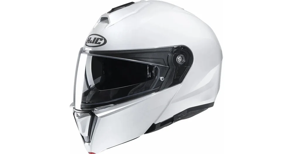 HJC I90 Helmet (Metal Pearl White) reviews | ProductReview.com.au