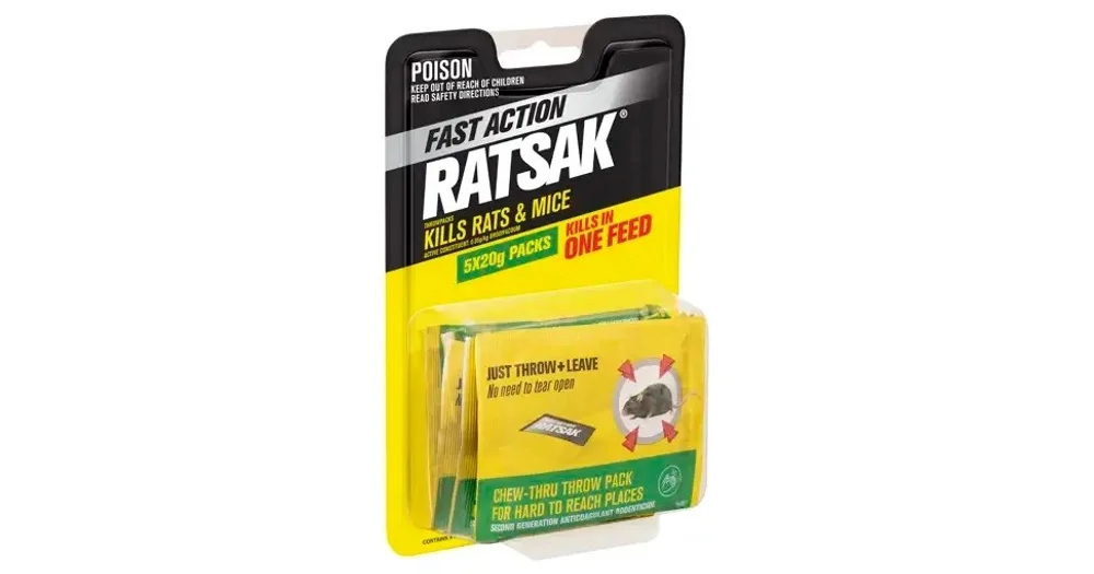 Ratsak Fast Action Throw Packs reviews | ProductReview.com.au