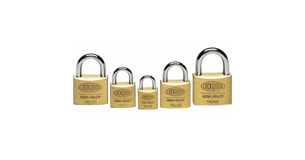 Lockwood Solid Brass 110 Series Padlocks | ProductReview.com.au