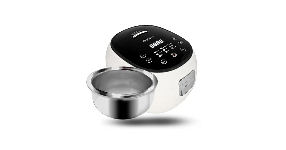 Buffalo BOILSTEAM Stainless Steel 3L Rice Cooker BRC01 reviews ...