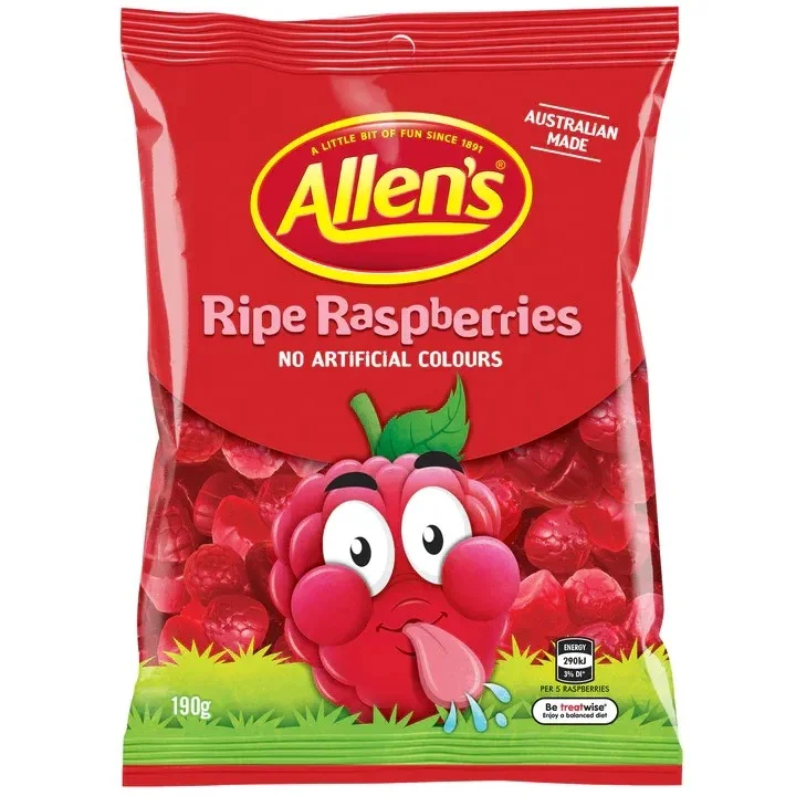 Allen's Ripe Raspberries reviews | ProductReview.com.au