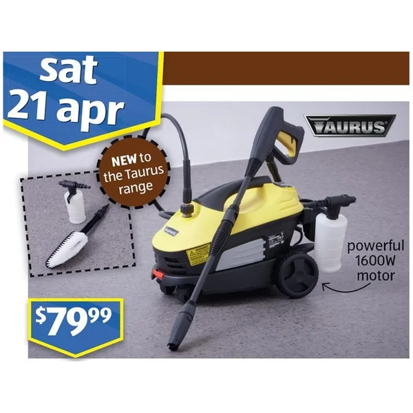 ALDI Taurus High Pressure Cleaner 1600W (Apr 2012) reviews ...