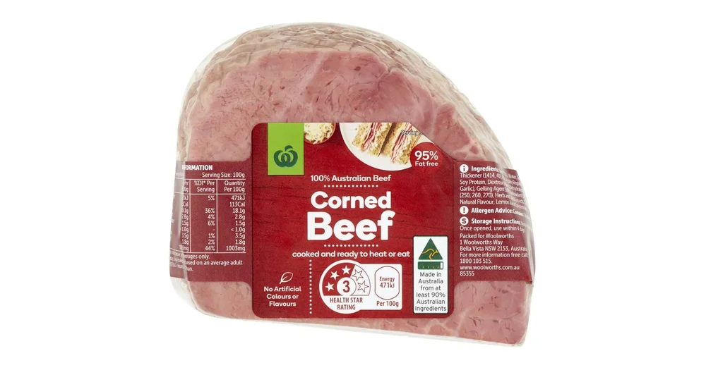 Woolworths Corned Beef Silverside Portion 500g - 1.1kg reviews ...