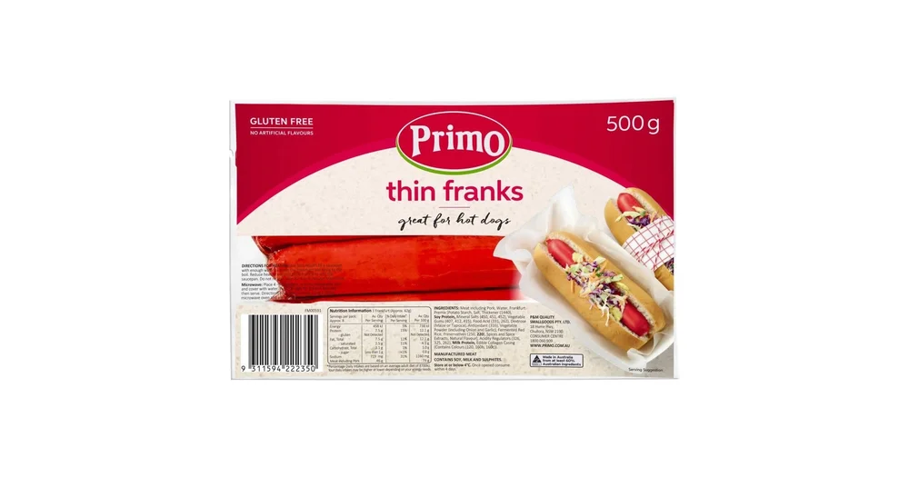 Primo Thin Franks reviews | ProductReview.com.au