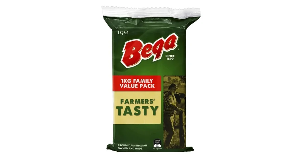 Bega Farmer's Tasty Cheese 1kg Block reviews | ProductReview.com.au