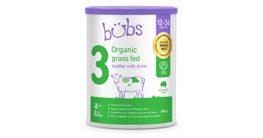 Bubs Organic Grass Fed Milk reviews | ProductReview.com.au