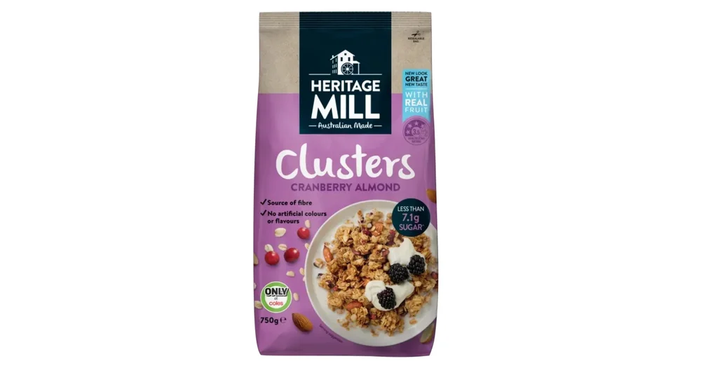 Heritage Mill Clusters Cranberry Almond reviews | ProductReview.com.au
