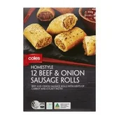 Coles Beef & Onion Sausage Rolls | ProductReview.com.au