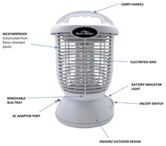 ALDI Adventuridge Rechargeable Bug Zapper reviews | ProductReview.com.au