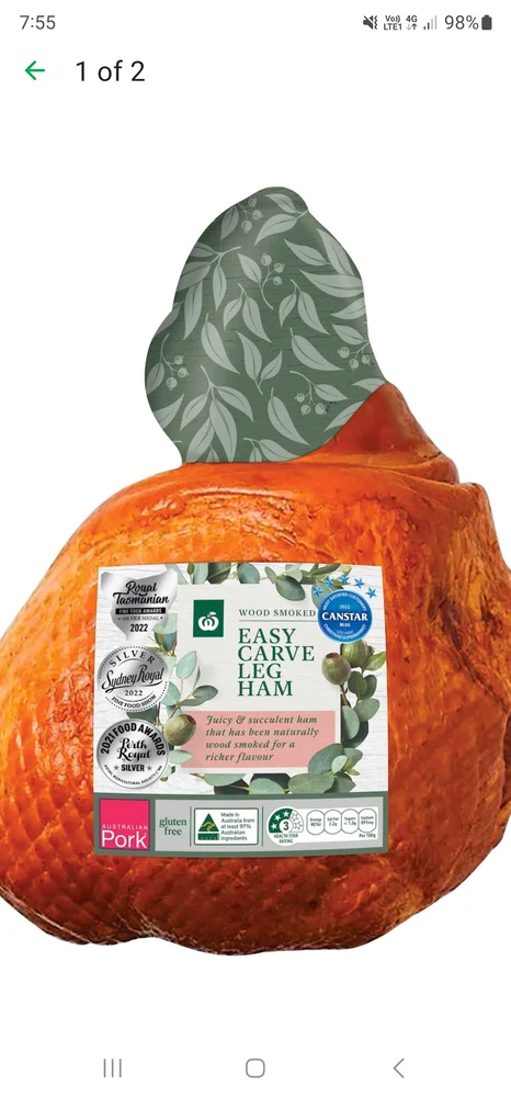 Woolworths Easy Carve Leg Ham reviews | ProductReview.com.au