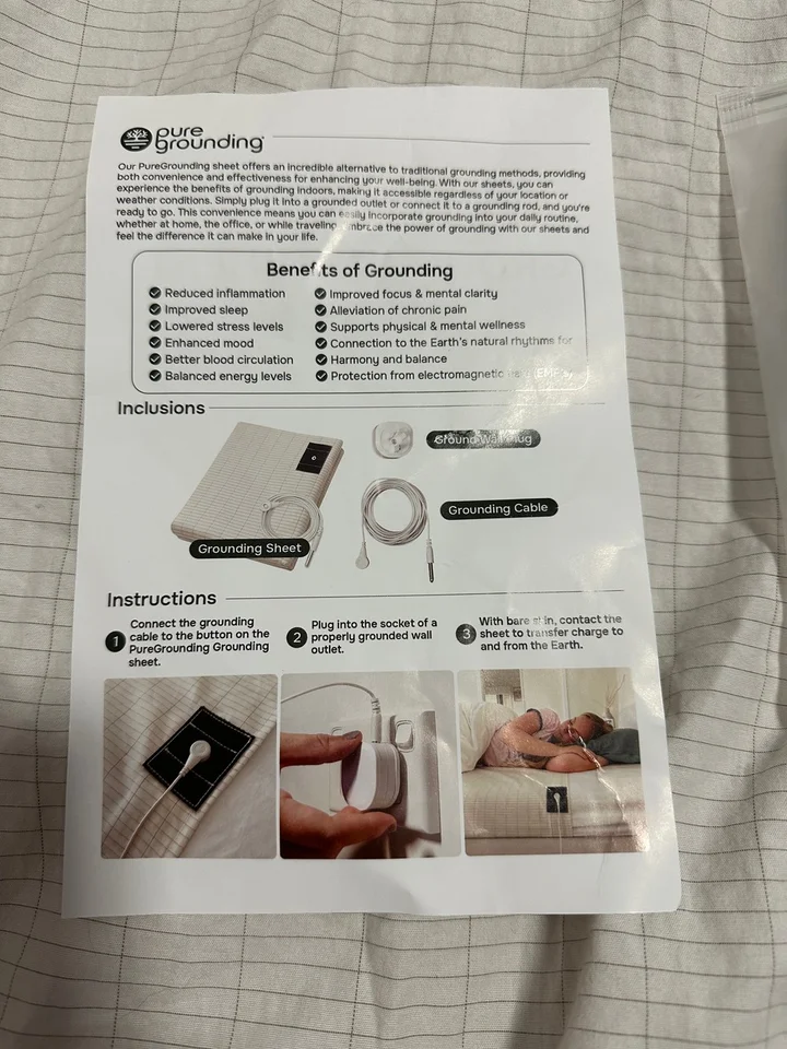 PureGrounding Grounding Sheet reviews | ProductReview.com.au
