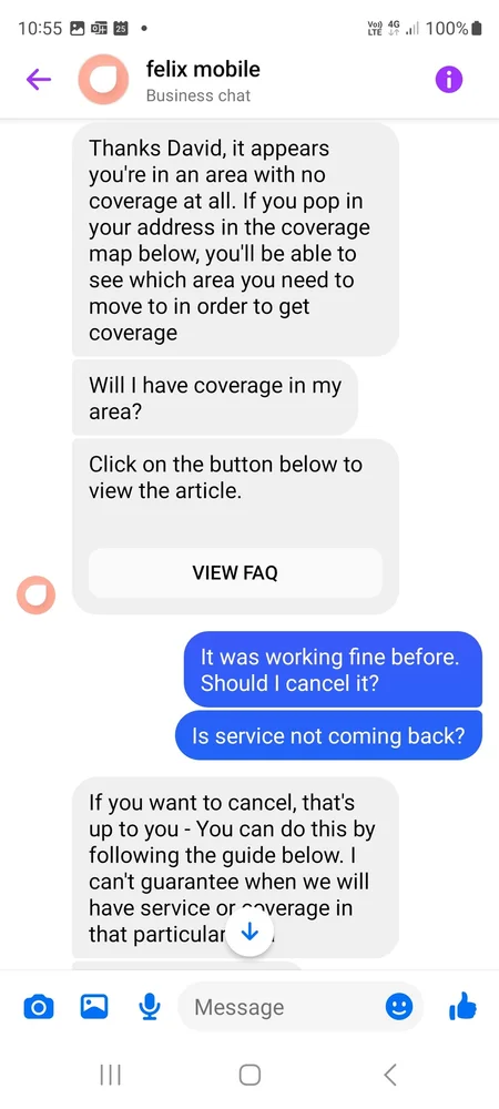 Felix Mobile reviews | ProductReview.com.au