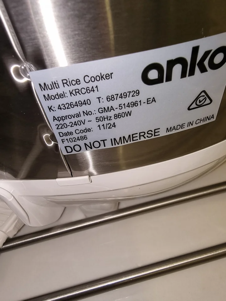 Kmart Anko Multi Rice Cooker KRC641 reviews | ProductReview.com.au