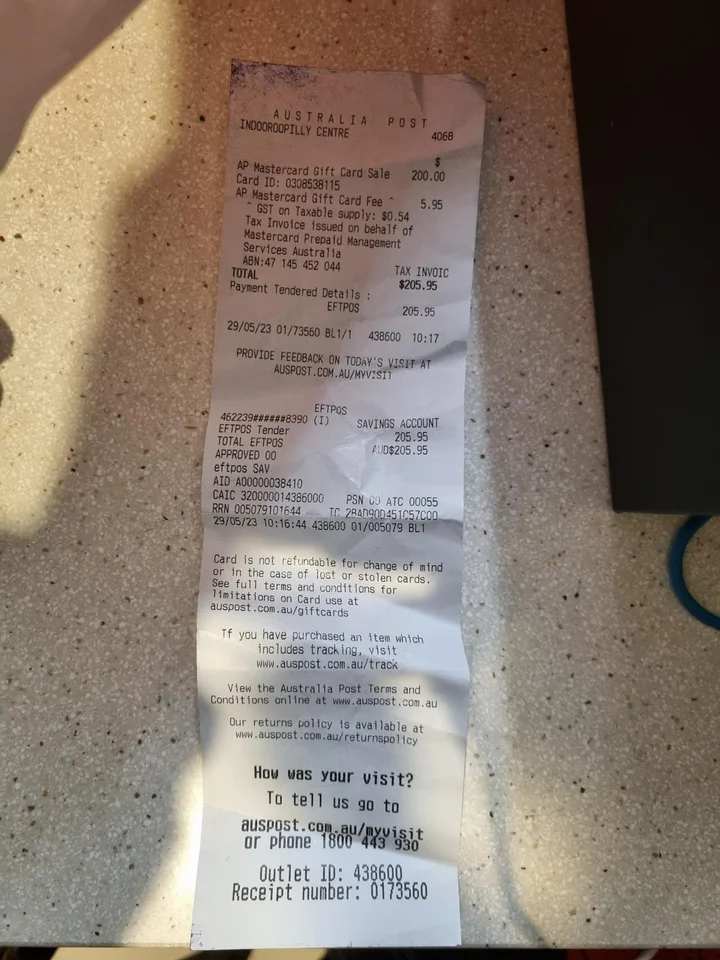 Australia Post Gift Card reviews | ProductReview.com.au