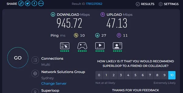 Superloop NBN 1000/50 (Home Lightspeed) reviews | ProductReview.com.au