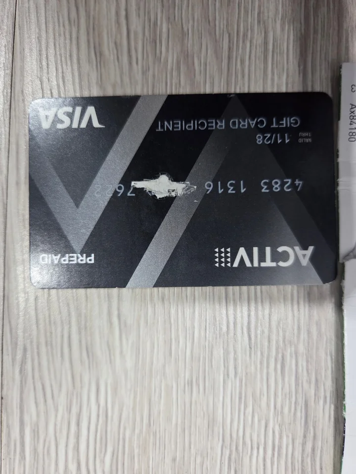 Activ Visa Prepaid Gift Card reviews | ProductReview.com.au