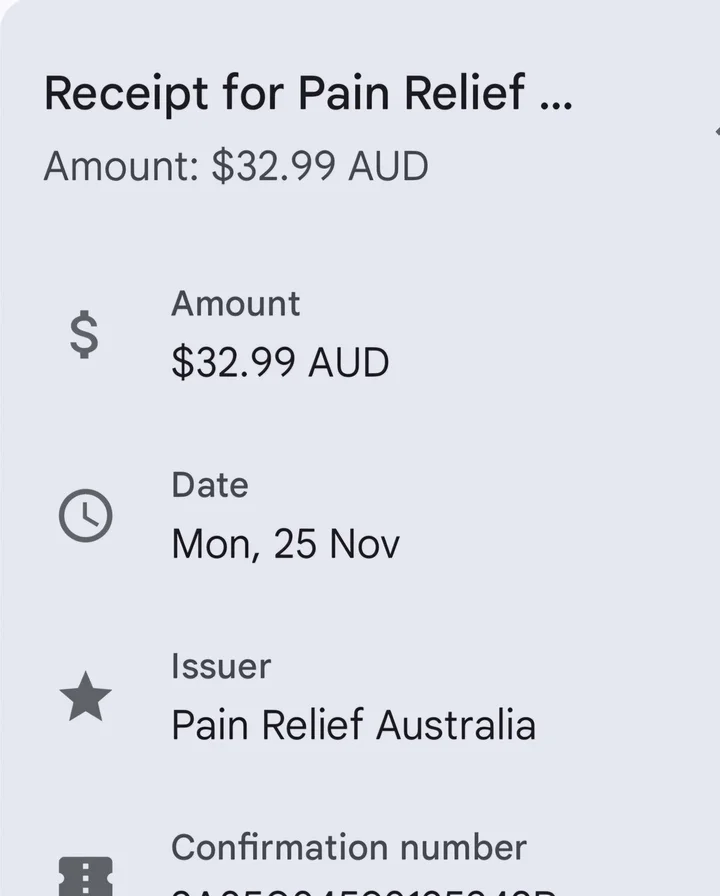 Pain Relief Australia reviews | ProductReview.com.au