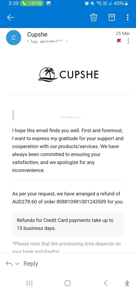 Cupshe reviews | ProductReview.com.au