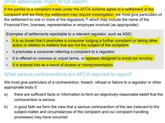 Australian Financial Complaints Authority (AFCA) reviews ...
