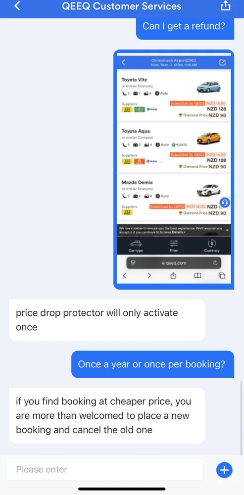 QEEQ Car Rental reviews | ProductReview.com.au