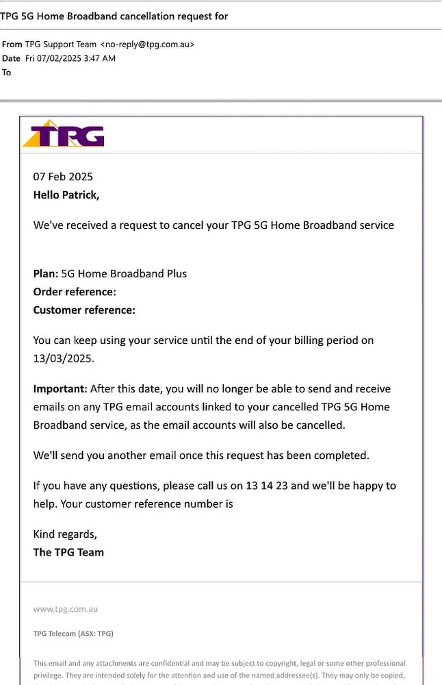 TPG Broadband 5G Home Broadband reviews | ProductReview.com.au