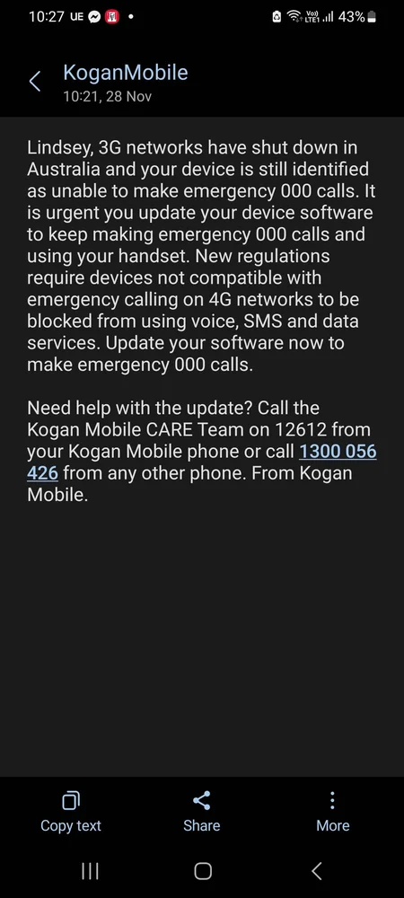 Kogan Mobile reviews | ProductReview.com.au