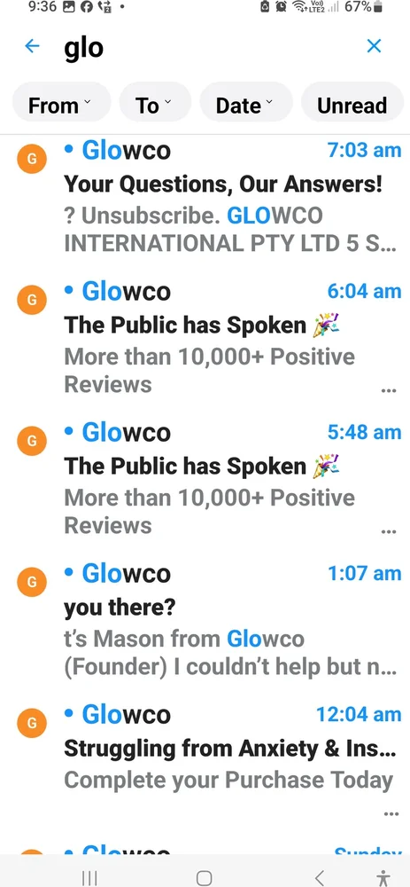 GlowCo CalmCarry reviews | ProductReview.com.au