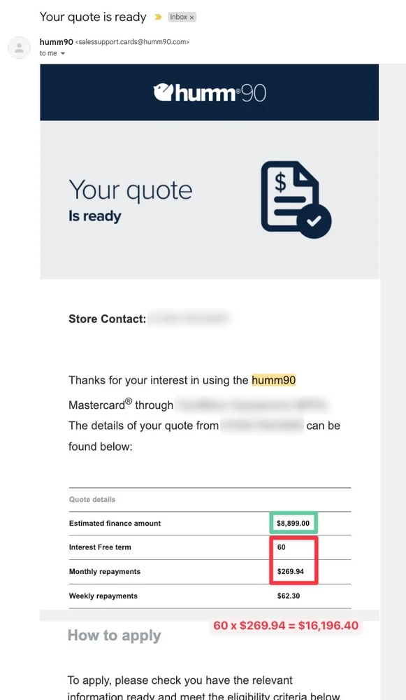 humm90 Mastercard reviews | ProductReview.com.au